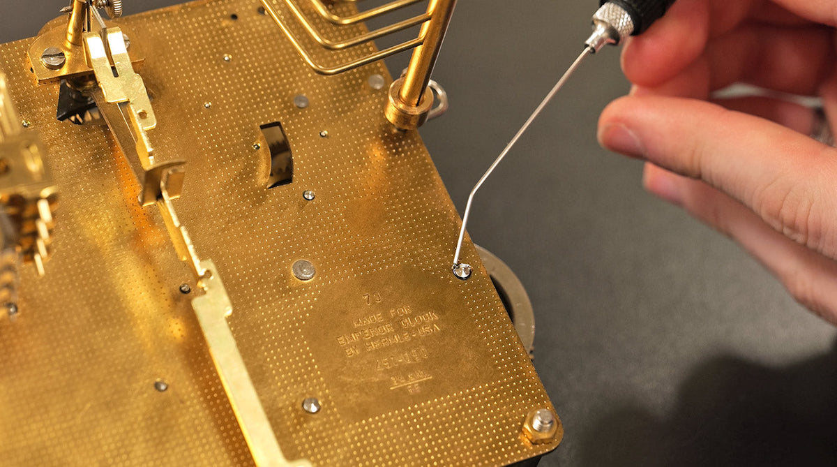 How To Oil Your Clock Movement — Emperor Clock Company
