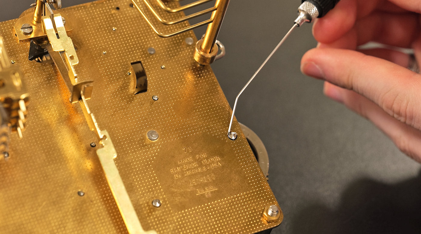 How To Oil Your Clock Movement — Emperor Clock Company