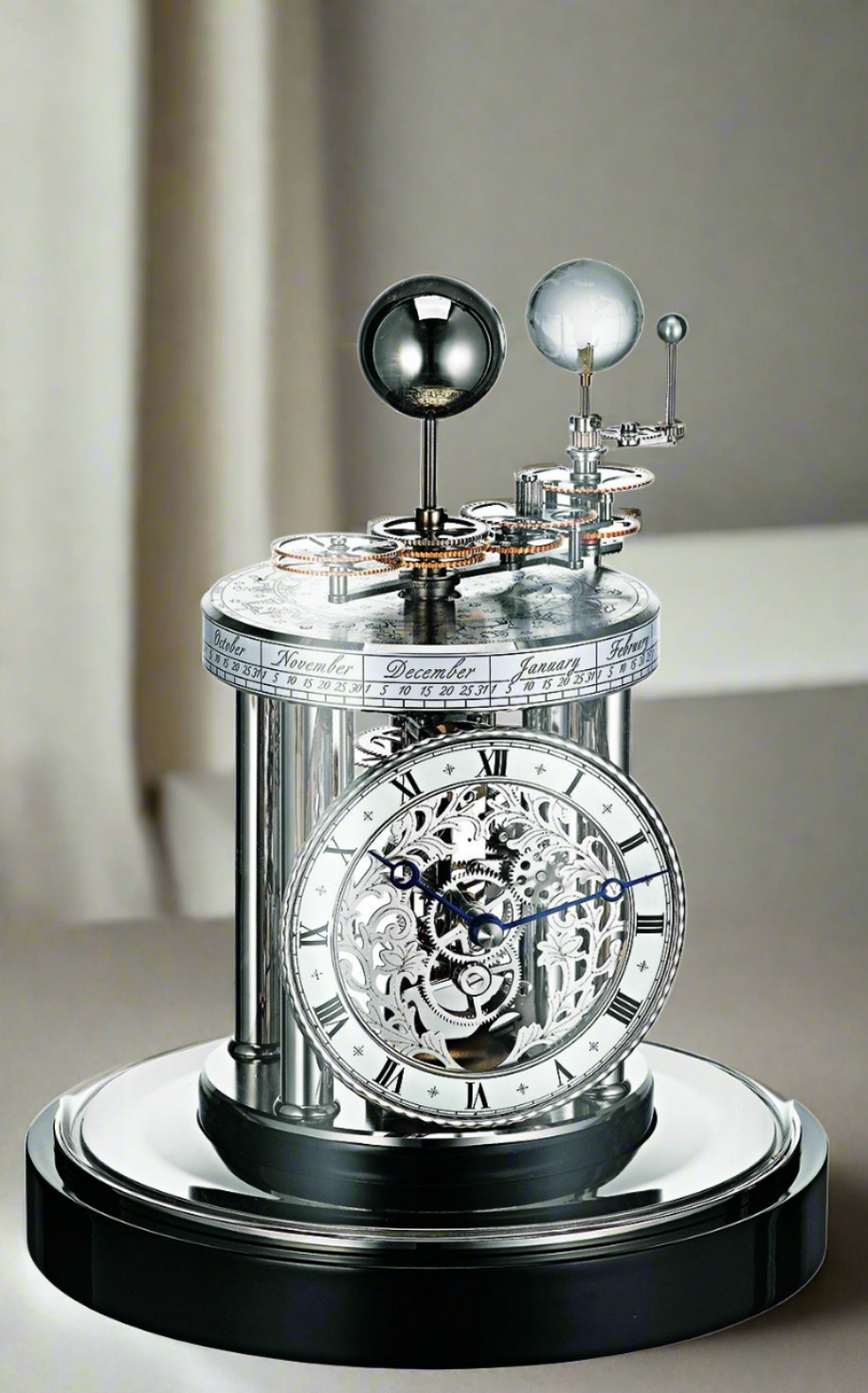 MODERN ASTROLABIUM CALENDAR CLOCK — Emperor Clock Company