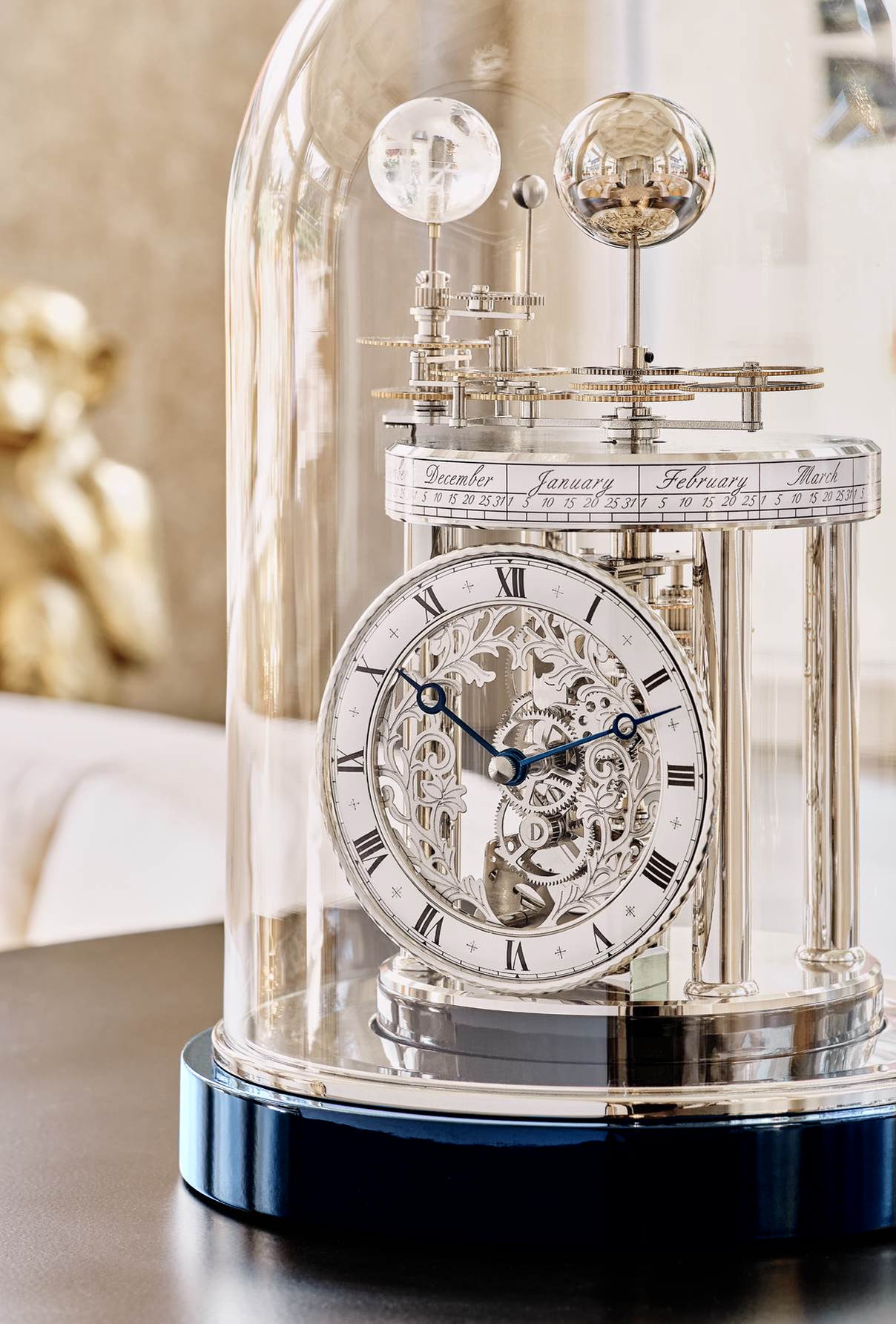 MODERN ASTROLABIUM CALENDAR CLOCK — Emperor Clock Company