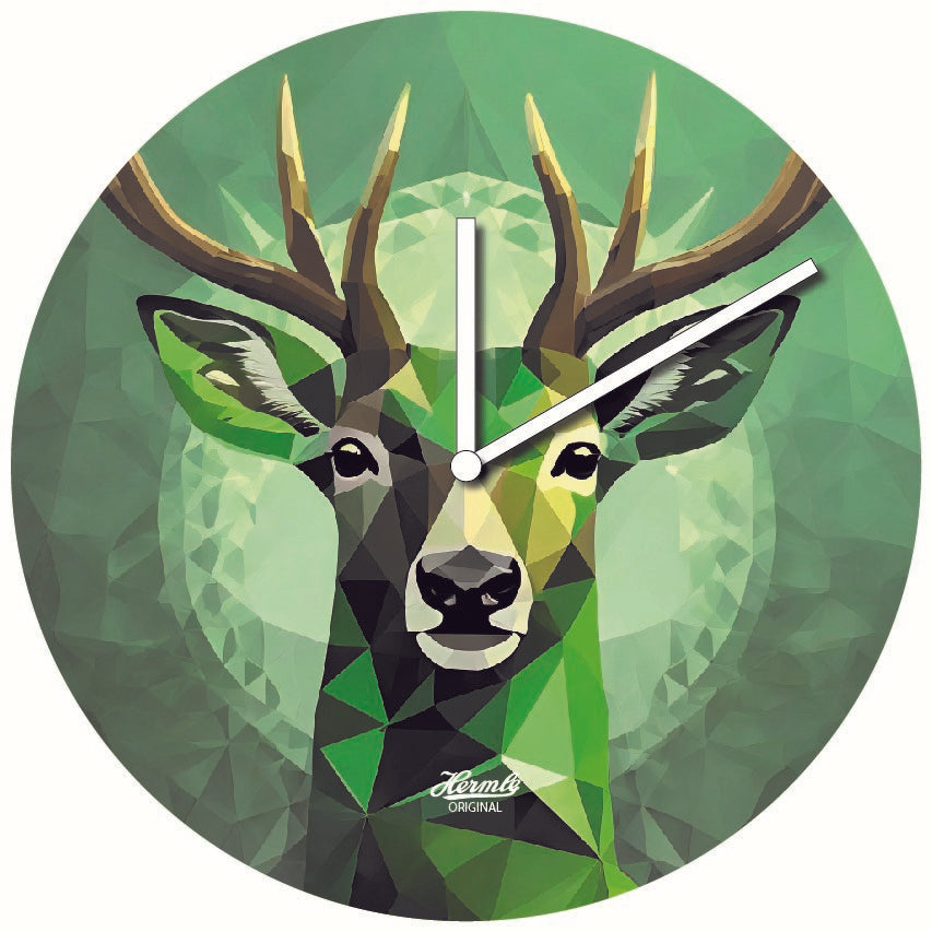 Geometric design Buck wall clock — Emperor Clock Company