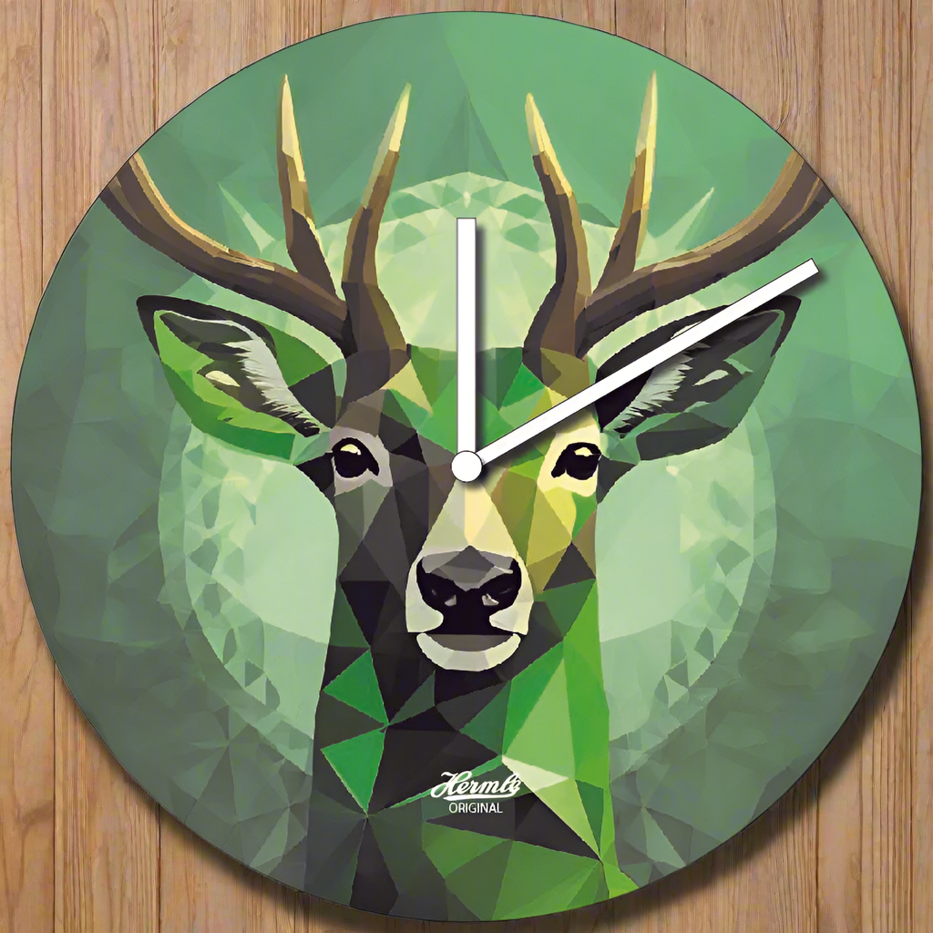 Geometric design Buck wall clock — Emperor Clock Company