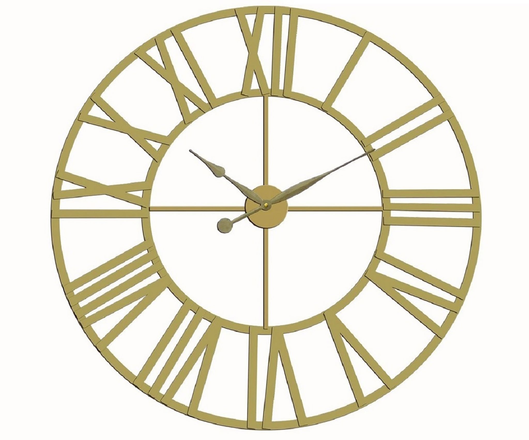 ANYA GOLD GALLERY WALL CLOCK — Emperor Clock Company
