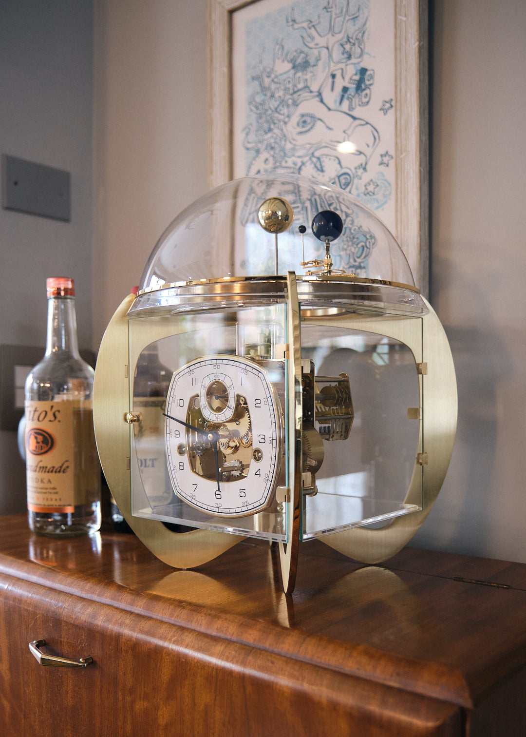 MODERN ASTRO CALENDAR CLOCK — Emperor Clock Company