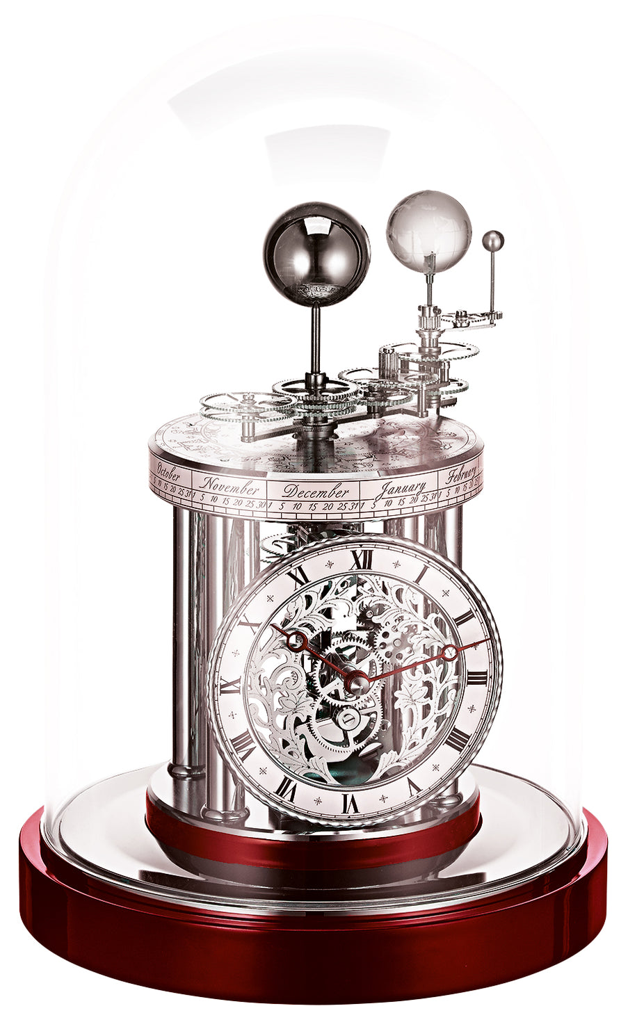 Tellurium | Perpetual Calendar Clocks — Emperor Clock Company