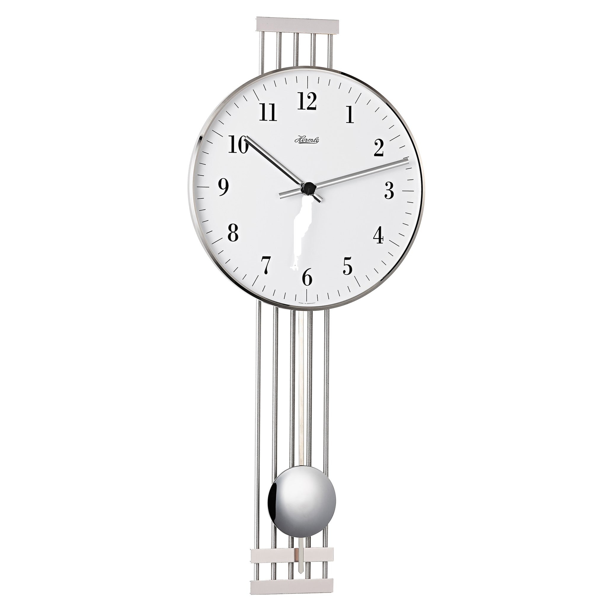 Modern Metallic Highbury Regulator Wall Clock — Emperor Clock Company