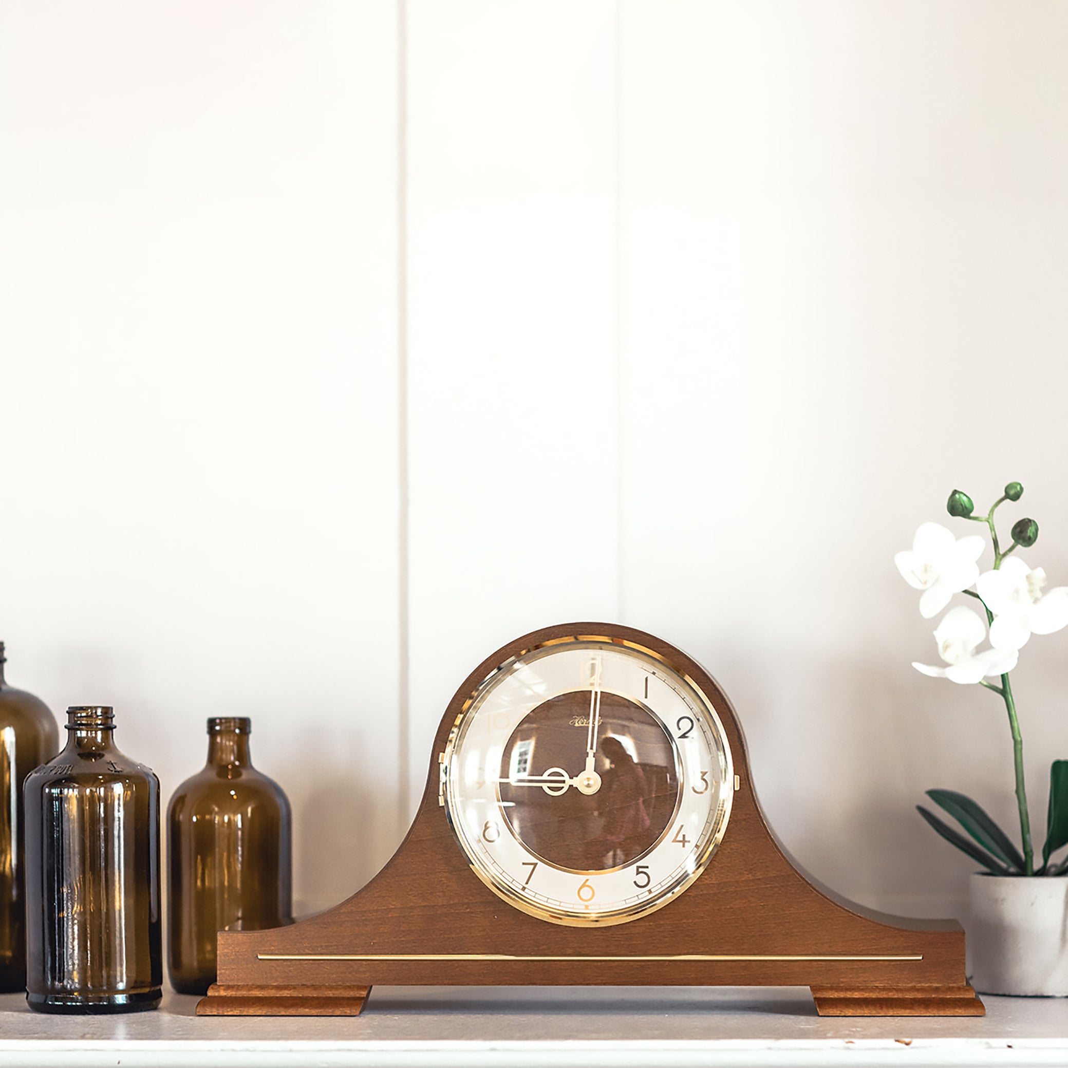 Mid-Century Modern Stepney Mantel Clock — Emperor Clock Company