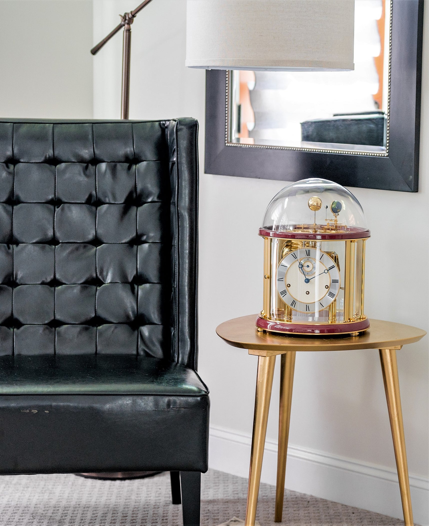 Modern Tellurium Calendar Clock — Emperor Clock Company