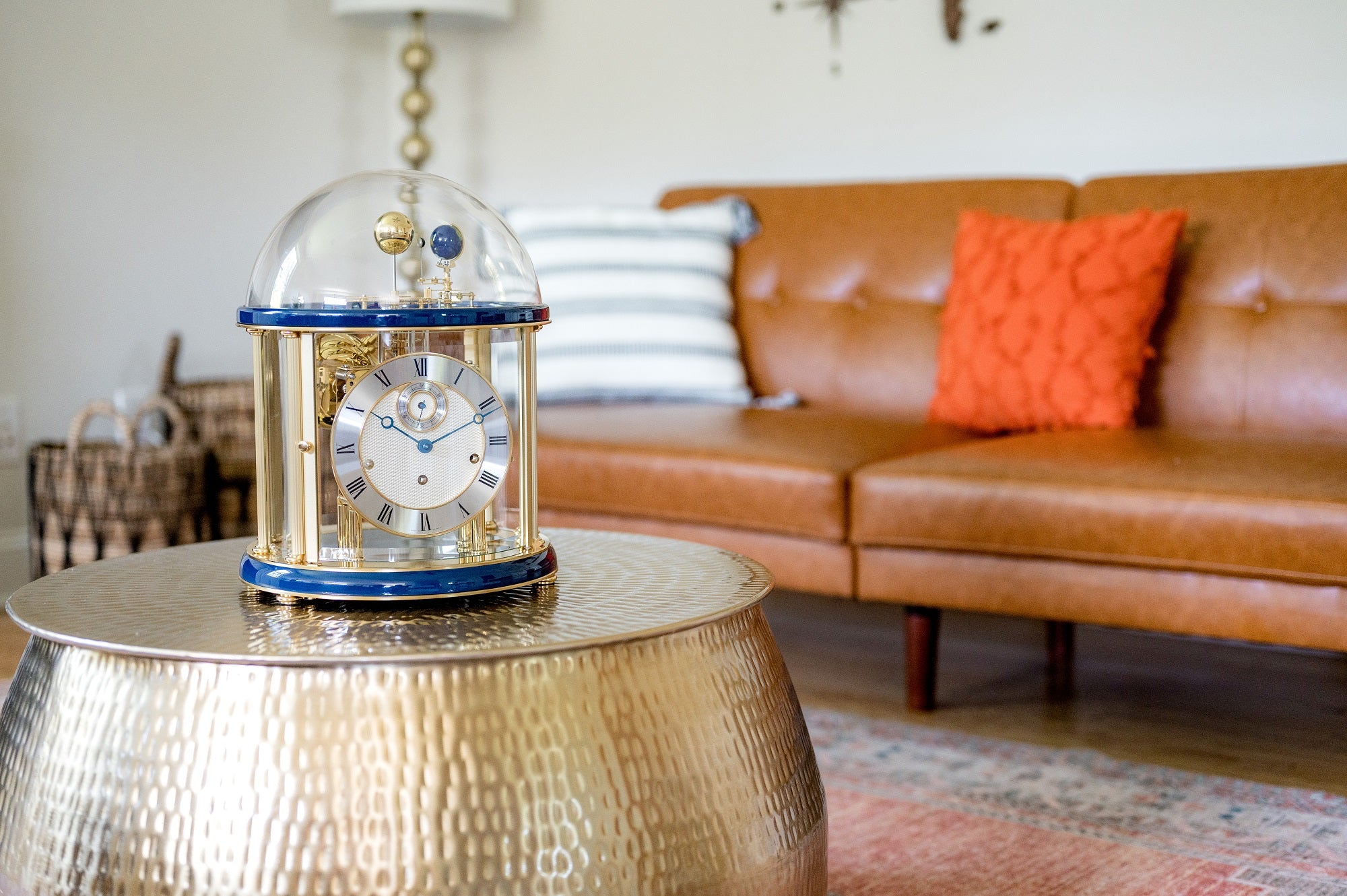 Modern Tellurium Calendar Clock — Emperor Clock Company