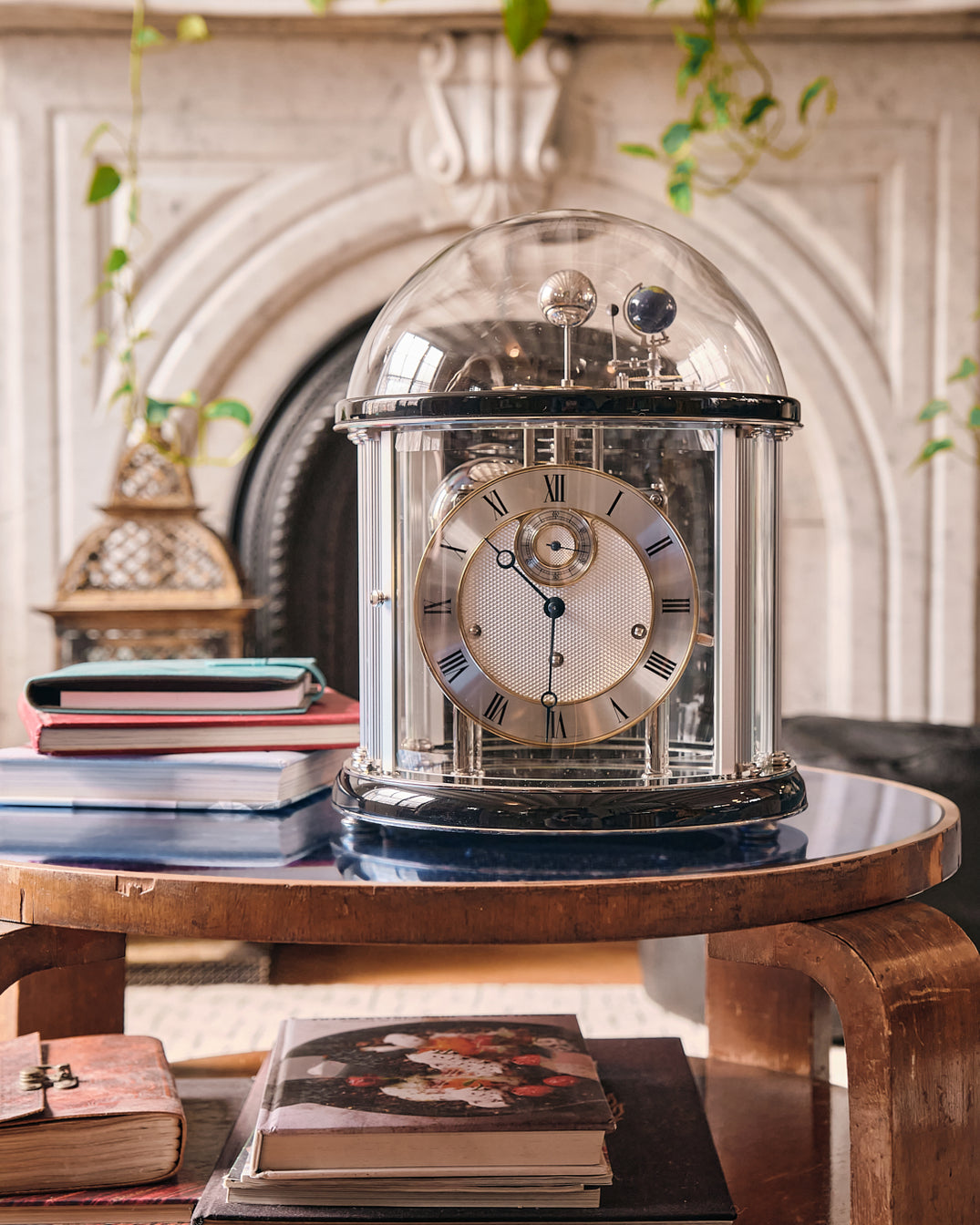 Modern Tellurium Calendar Clock — Emperor Clock Company