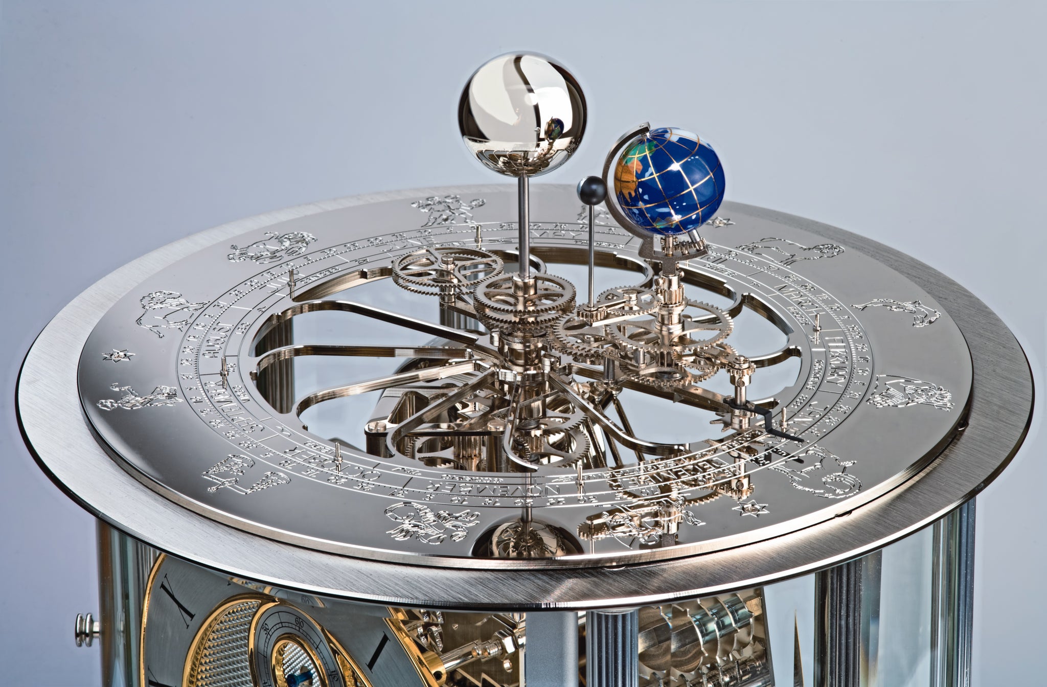 Tellurium | Perpetual Calendar Clocks — Emperor Clock Company