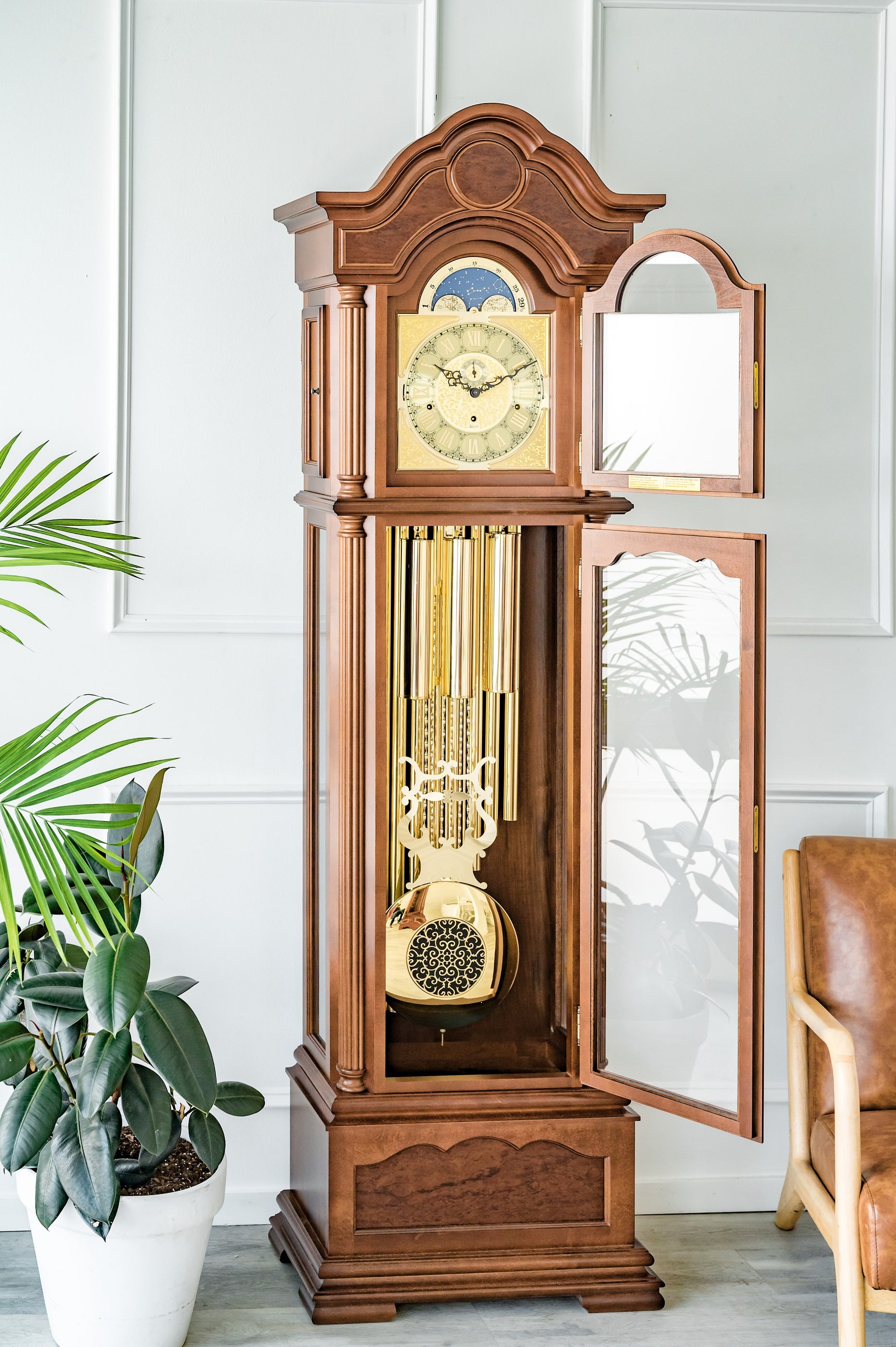 Temple Grandfather Clock — Emperor Clock Company